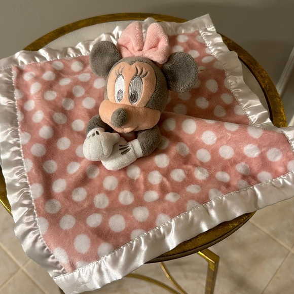 Toys | Disney Blush Blankie For Baby Minnie Mouse | Poshmark